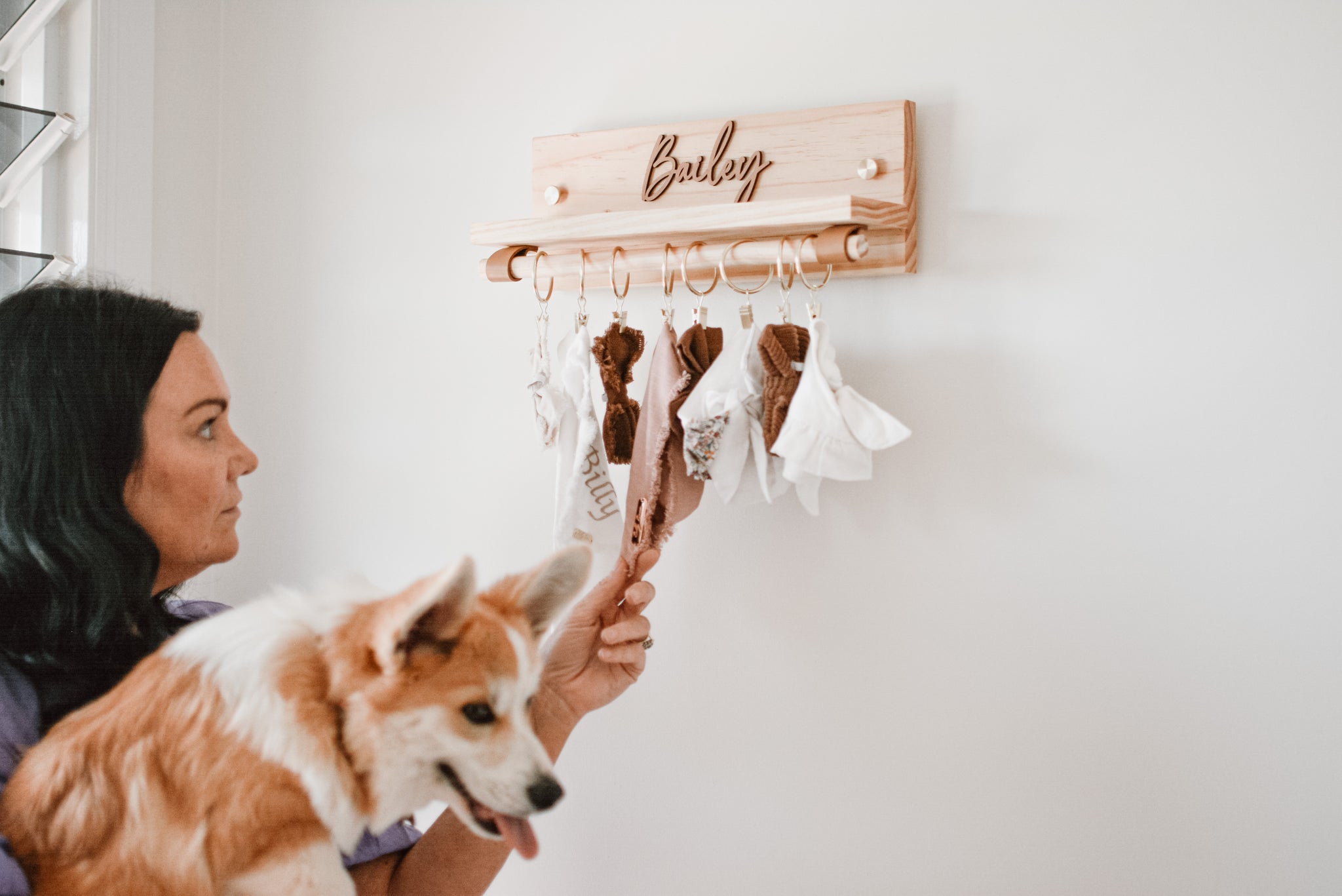 Wall-hanging Accessory Hanger – Timber n Tails